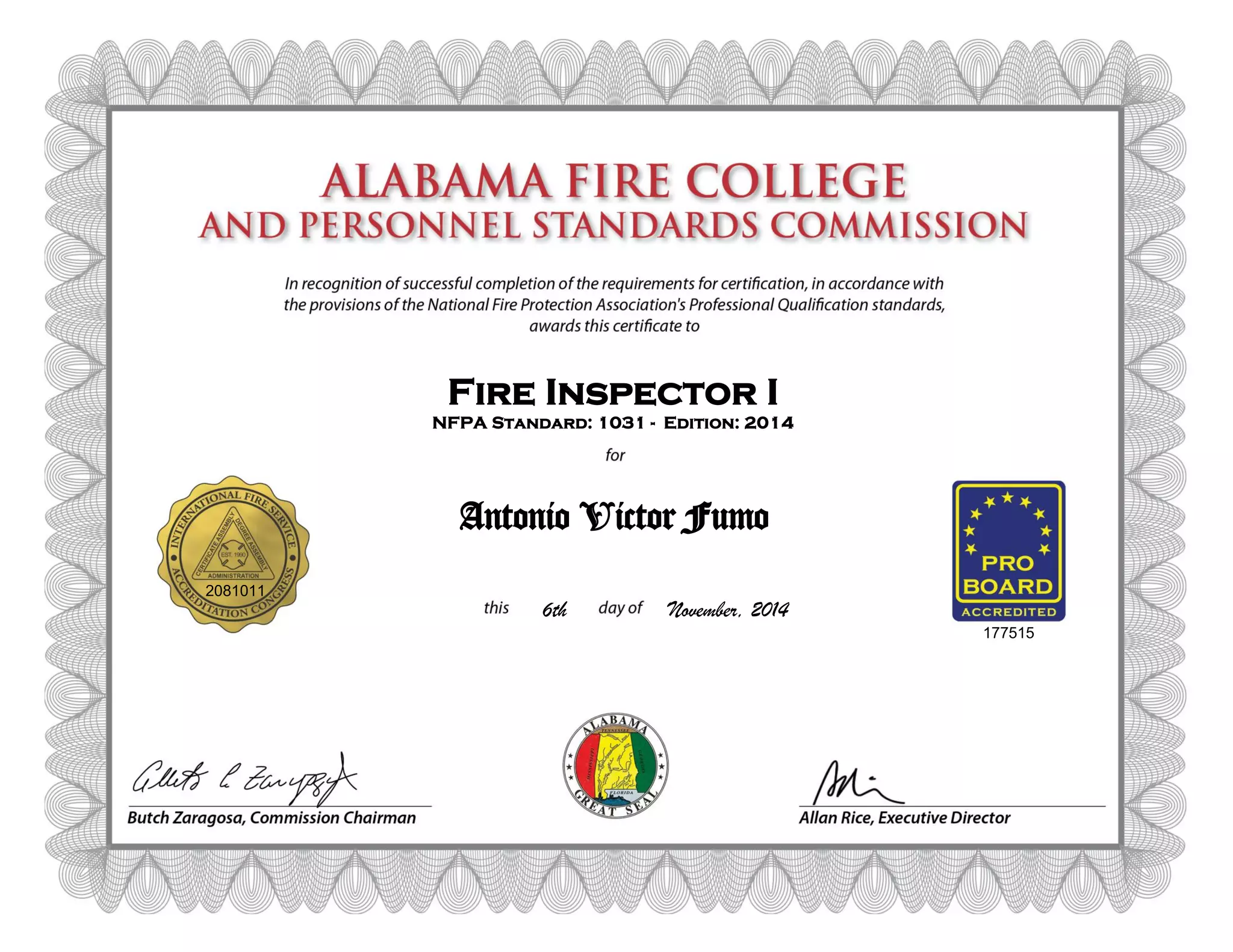 Fire Inspector 1 | PDF