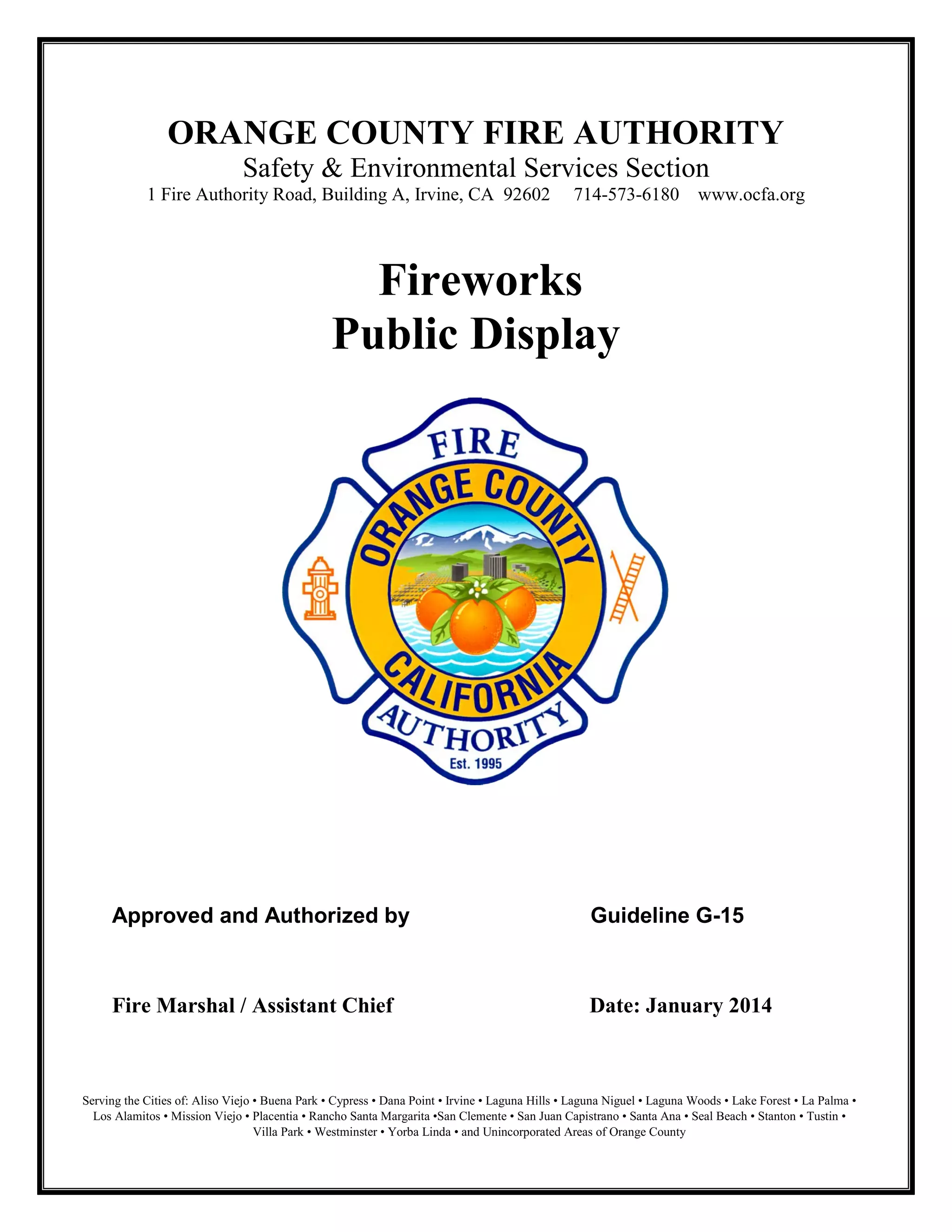 OCFA FWRKS GUIDELINE | PDF