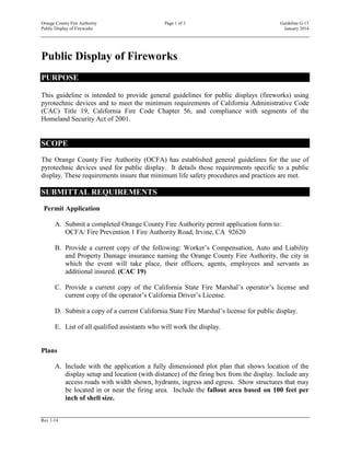 OCFA FWRKS GUIDELINE | PDF