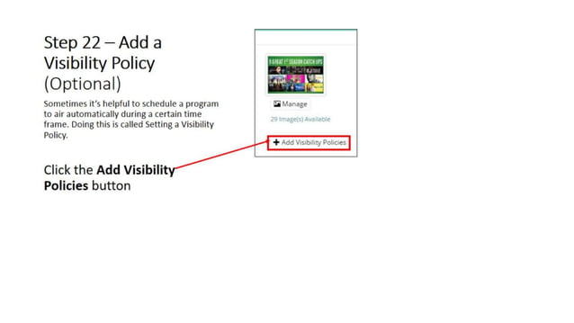 Simplified instructions for editorial programming | PPT
