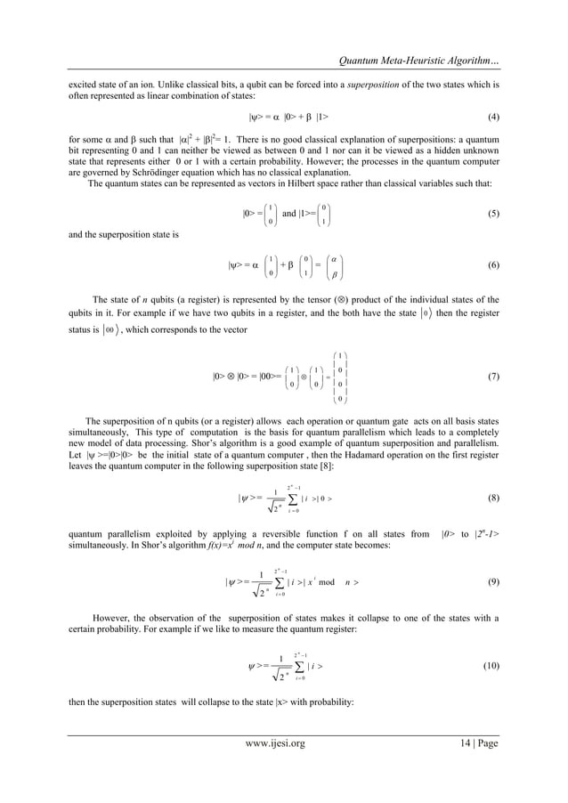 Quantum Meta-Heuristic Algorithm Based on Harmony Search | PDF