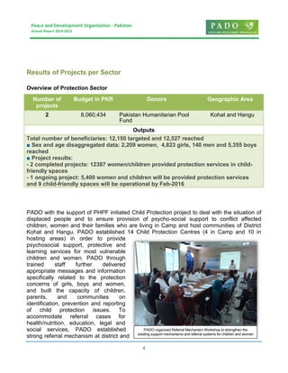 PADO Annual Report 2014-15 | PDF