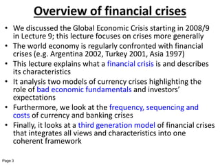 B416 The Evolution Of Global Economies Lecture 10 Recent Global ...