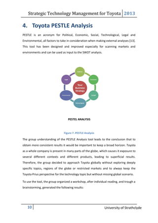 Strategic Technology management for TOYOTA | PDF