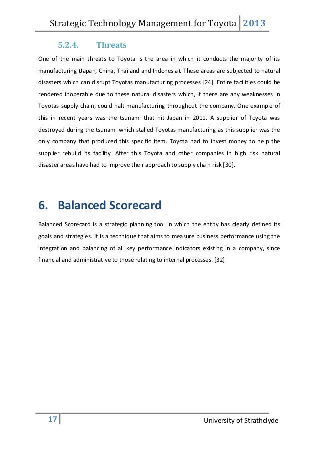 Balanced Scorecard Toyota Pdf - stonelinoa