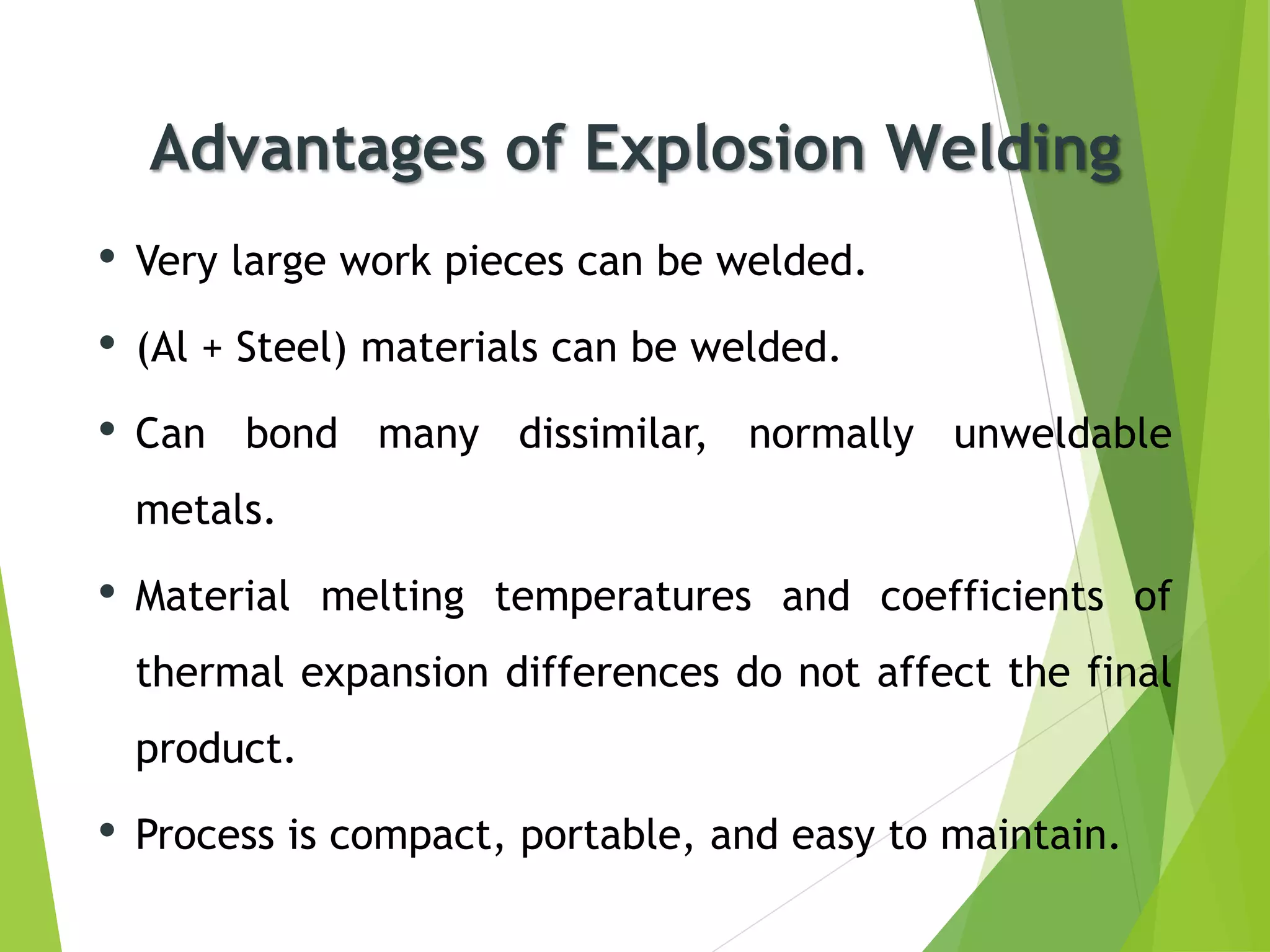EXPLOSION / EXPLOSIVE WELDING | PPTX