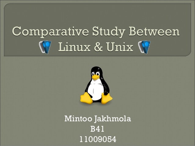 Linux Vs Unix