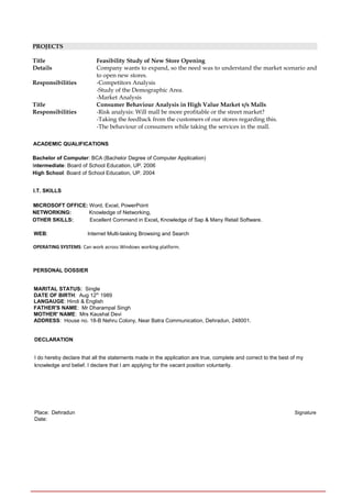 Vikrant Kumar_CV | PDF