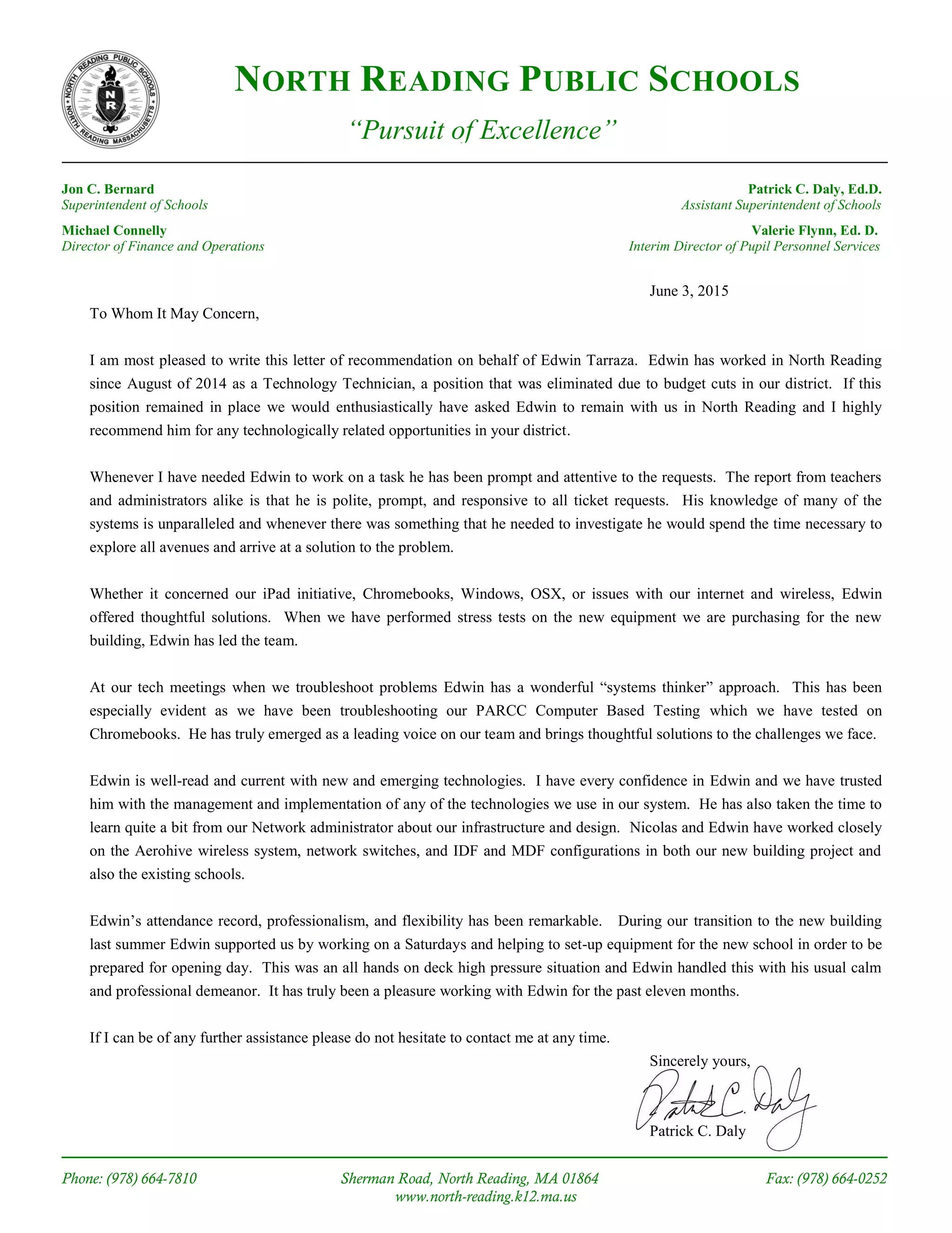 NorthReading_Recommendation | PDF