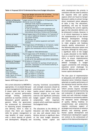 2014 Budget Brief | PDF