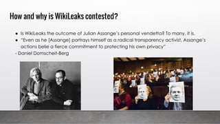 WikiLeaks Presentation | PPTX