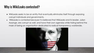 WikiLeaks Presentation | PPTX