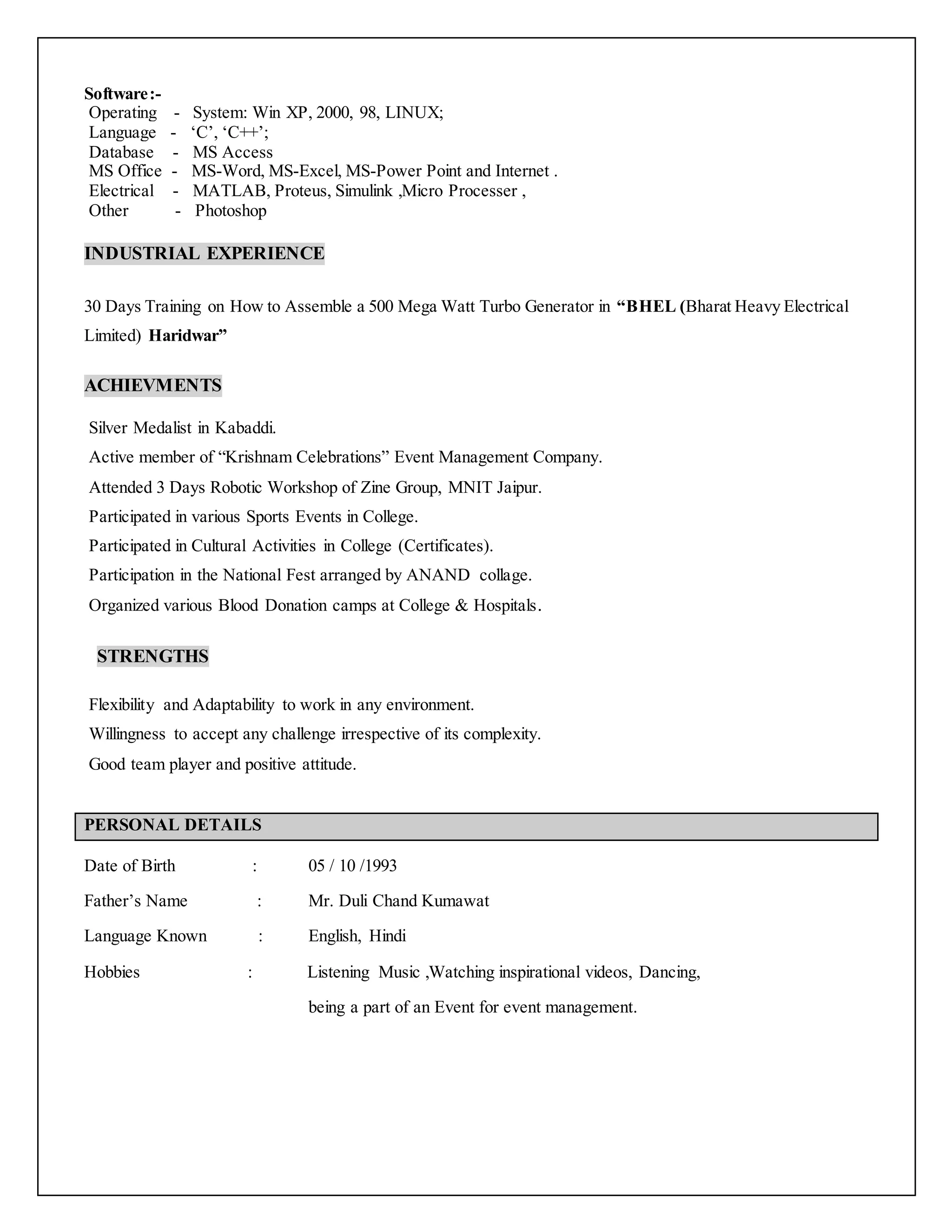 Ajeet Updated Resume | PDF