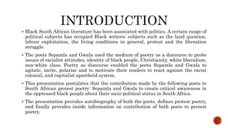 Protest Poetry | PPTX