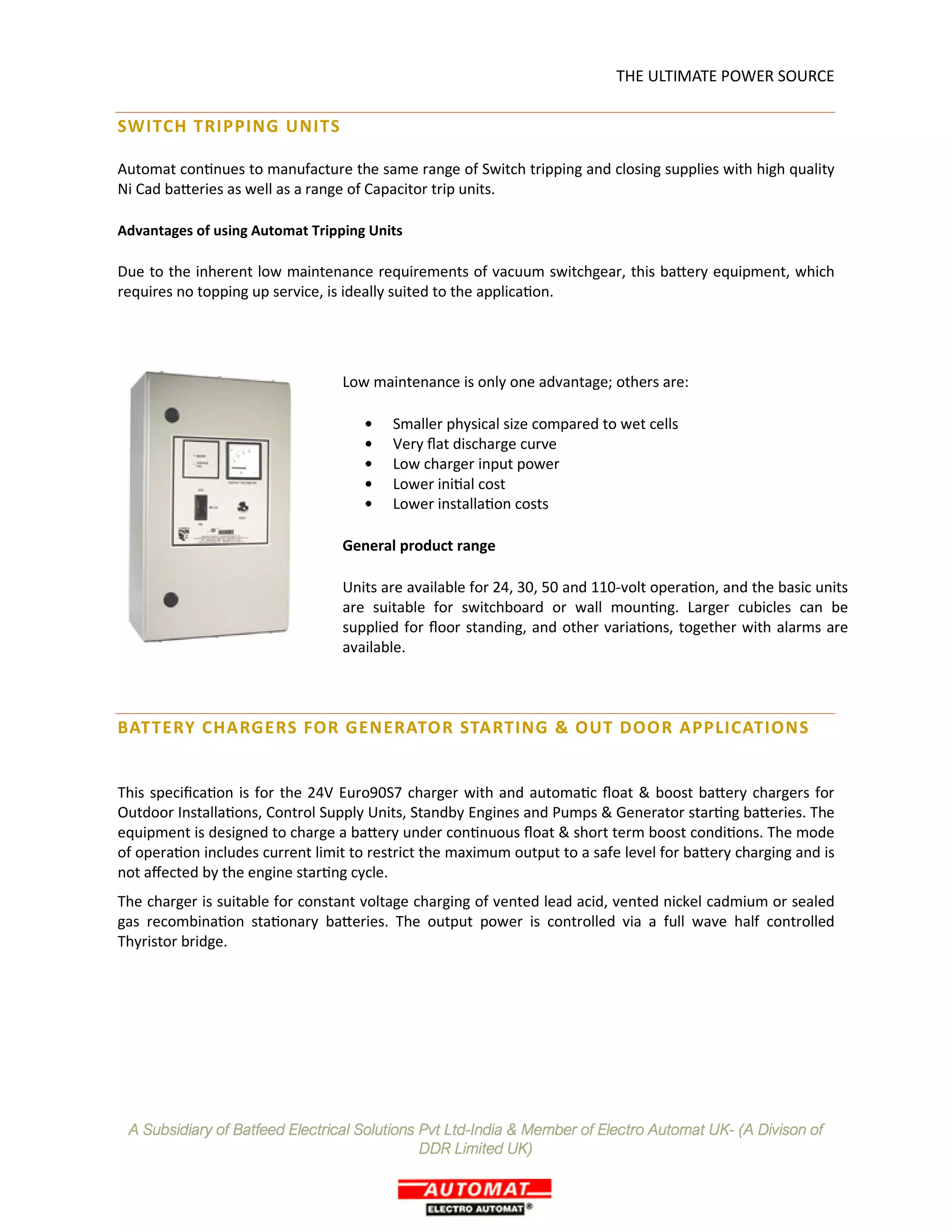 COMPANY PROFILE BATFEED.1 | PDF
