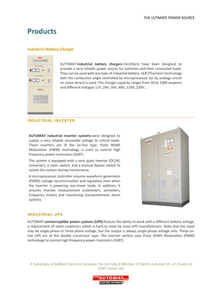 COMPANY PROFILE BATFEED.1 | PDF