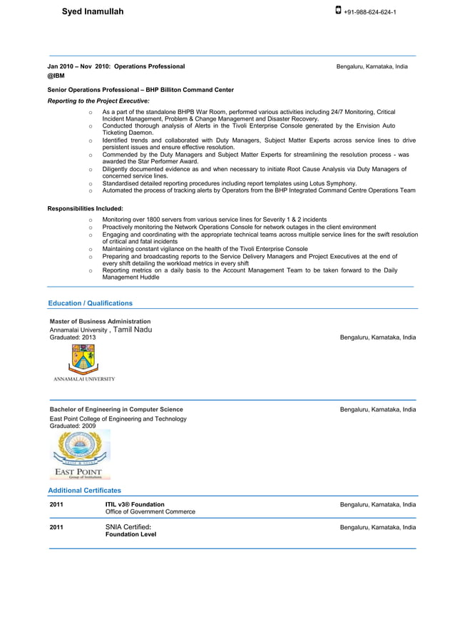 inam_resume | PDF