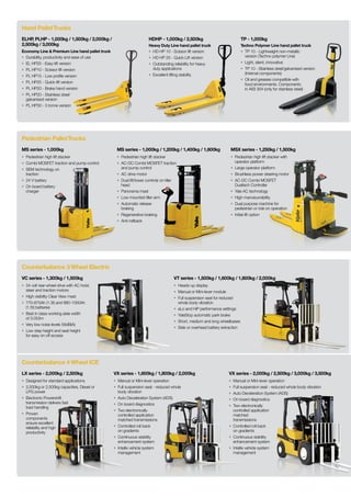 Complete Yale Range Brochure | PDF