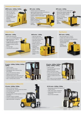 Complete Yale Range Brochure | PDF