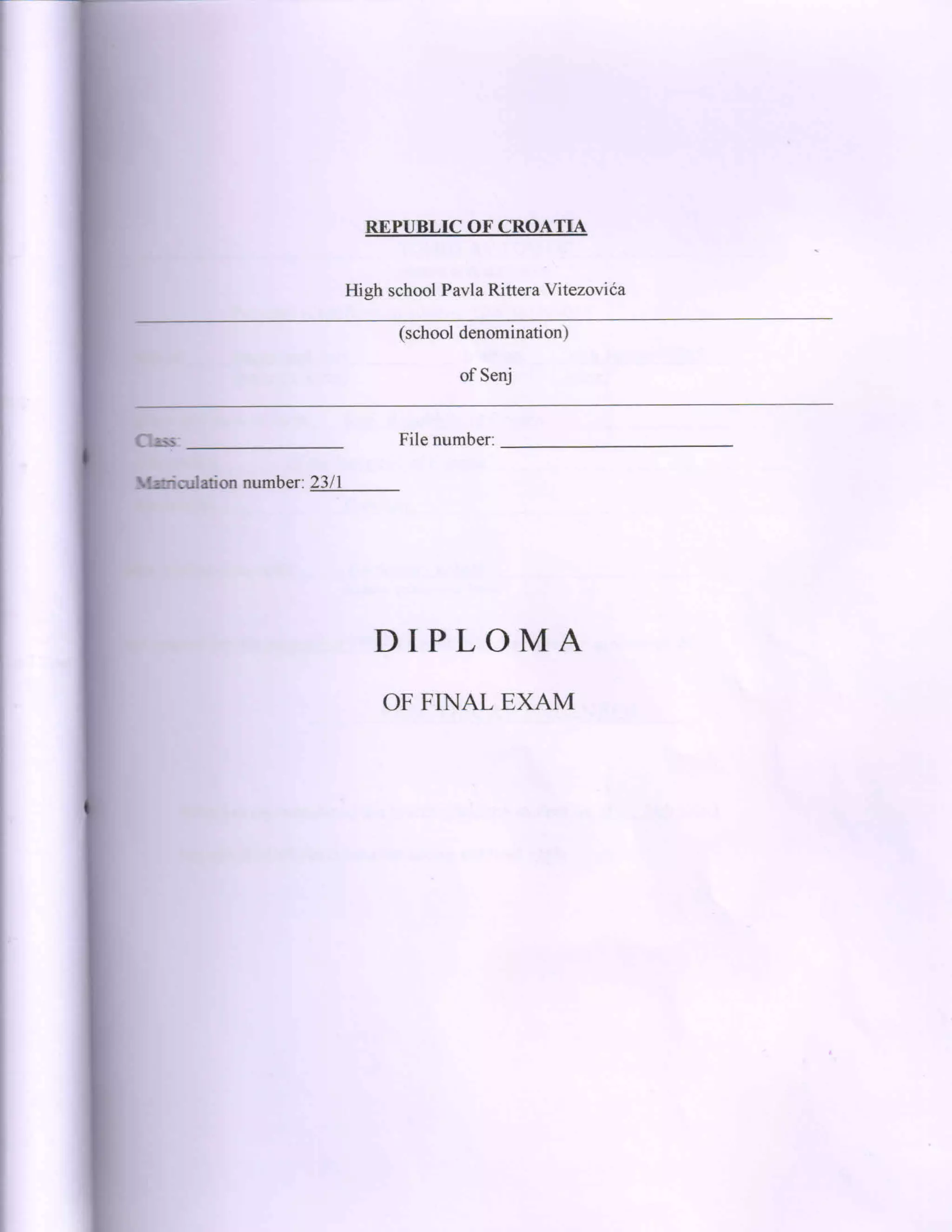 Diploma of final exam ENG | PDF | Free Download