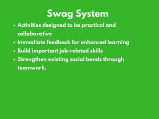 Tech Dada Swag System and Learning Communities 16.11.2 MMT | PPT