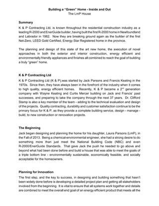 LmP House Final | PDF