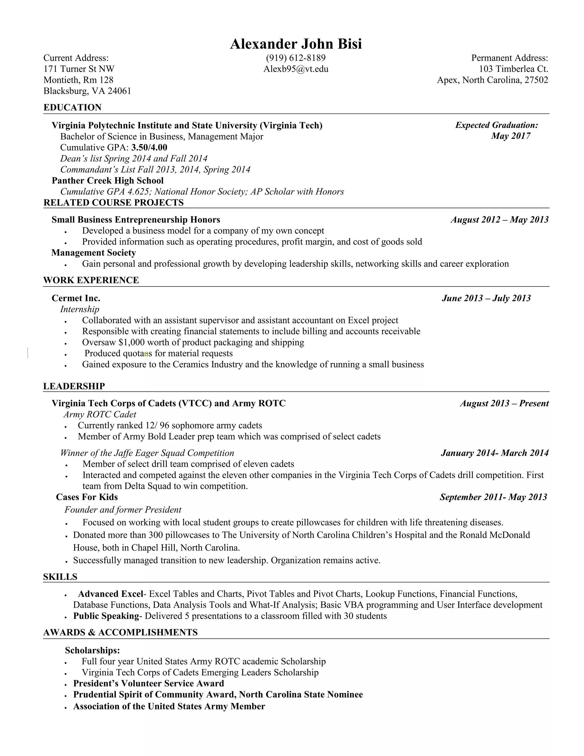 Bisi, A_Resume | DOC