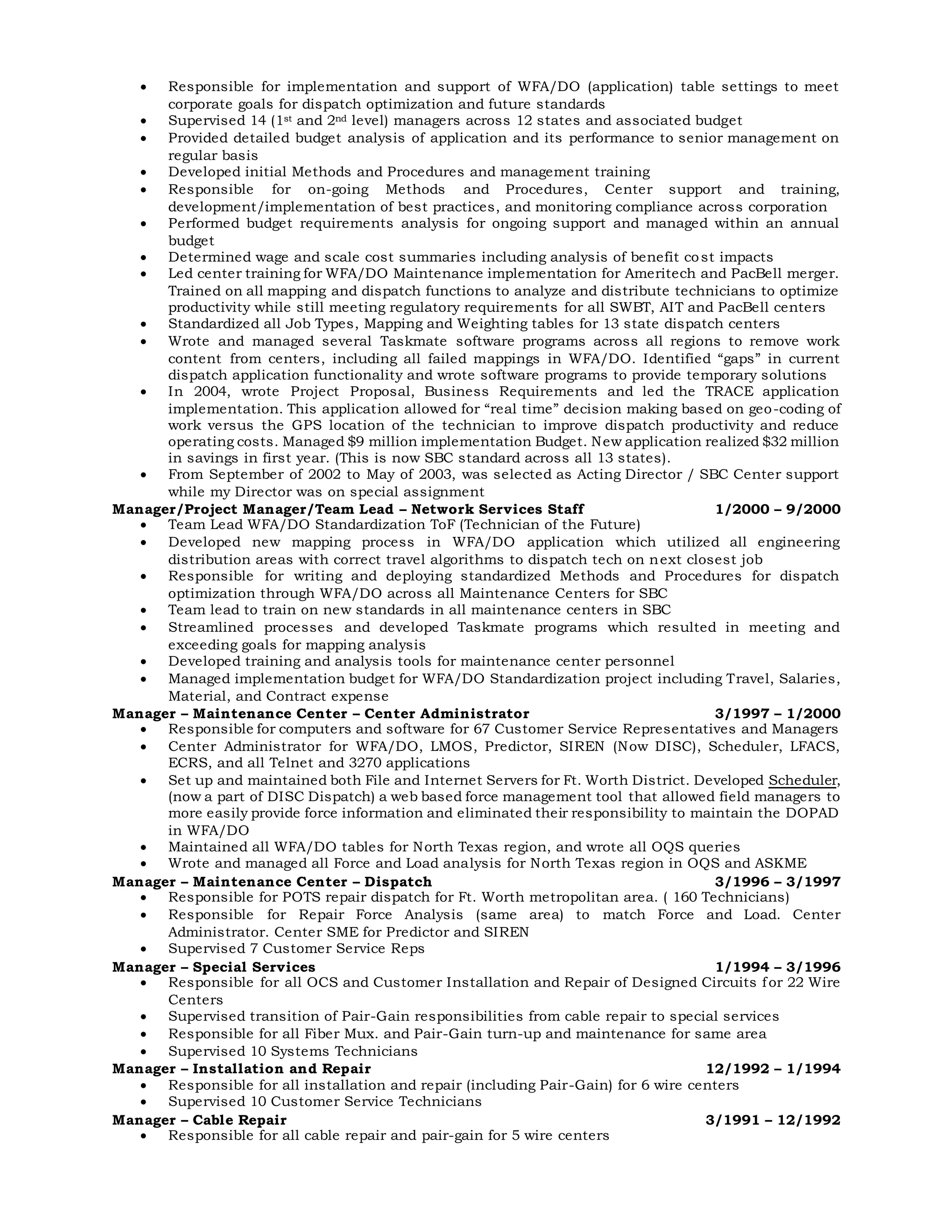 David Ferguson Resume | PDF