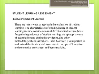 LEARNING ASSESSMENT | PPTX