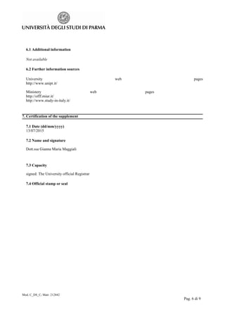 Certificate of degree | PDF