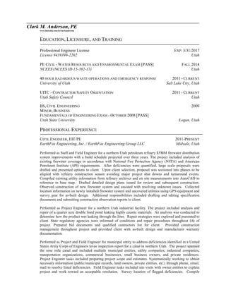 CLARK PE RESUME | PDF