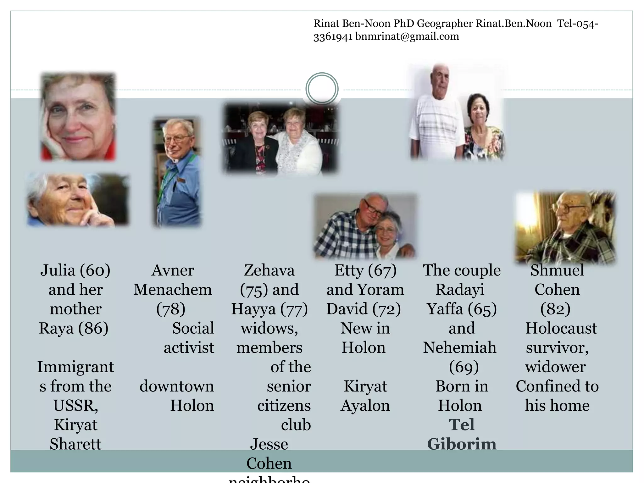 View of a typical senior citizens Characteristics and Needs | PPTX