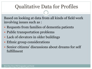 View of a typical senior citizens Characteristics and Needs | PPTX