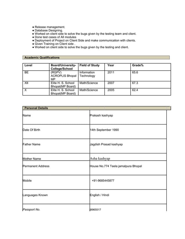 Prakash-kashyap-ISTQB-Certified-Software-Engineer-Exp-3-Years | DOC | Operating Systems ...