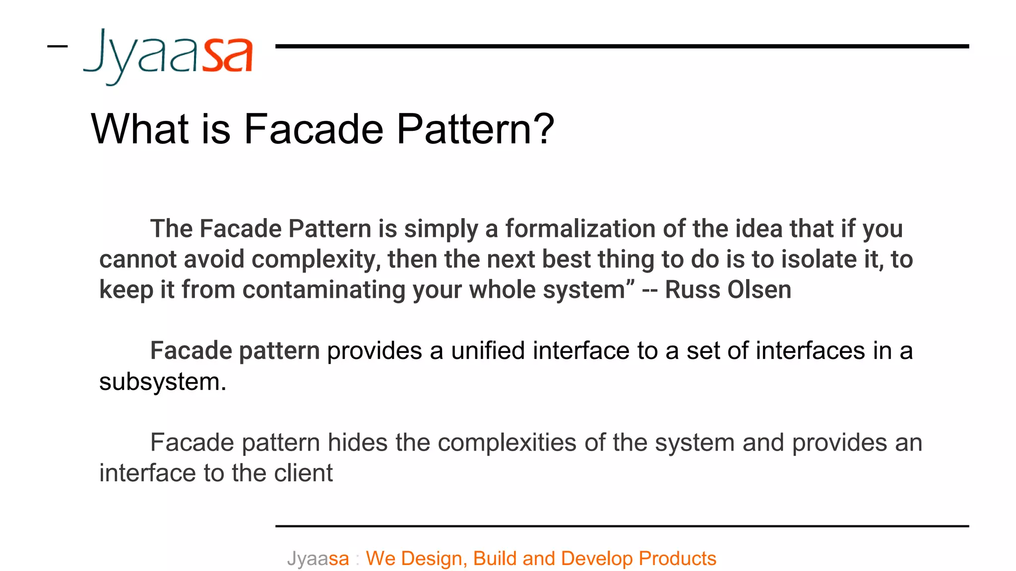 Facade pattern in rails | PPTX