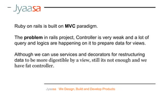 Facade pattern in rails | PPTX