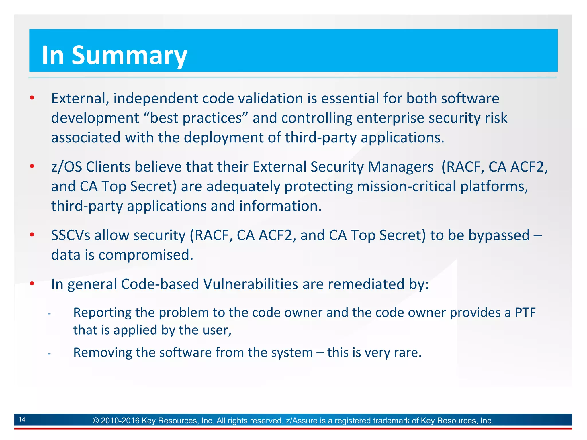 Closing Mainframe Integrity Gaps | PPT