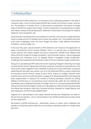 Facial Key Point Detection Report | PDF