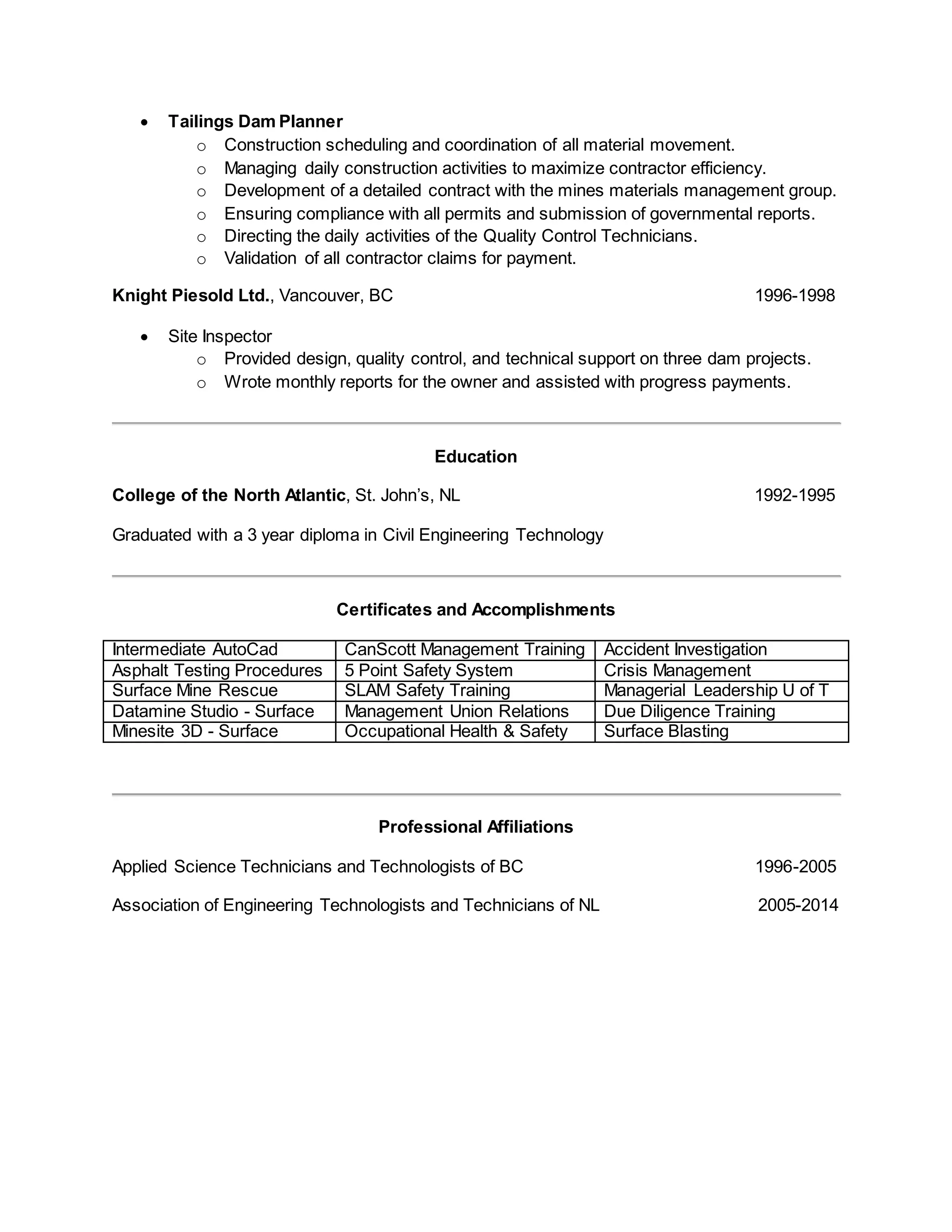 Tony Woodfine 2016 resume | DOCX