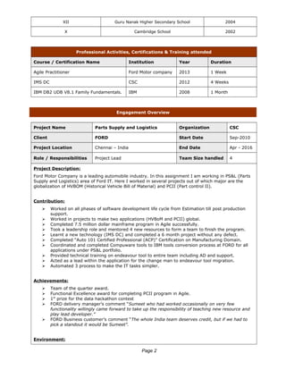 Sumeet kumar mainframe developer 8.5 years | PDF