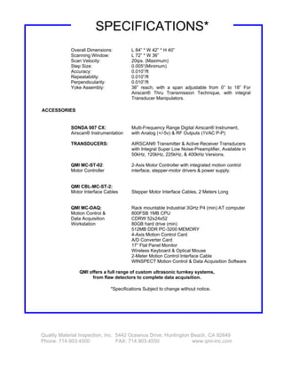 QMI 2014 Instrumentation Catalog | PDF