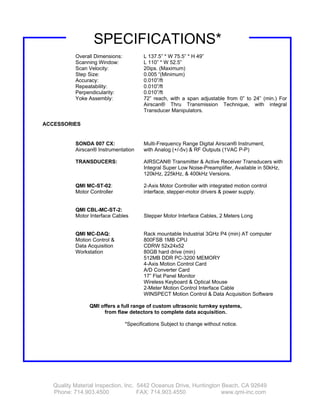 QMI 2014 Instrumentation Catalog | PDF