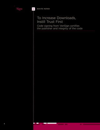 To Increase Downloads, Instill Trust First WP | PDF