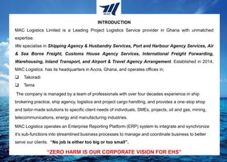 MAC Logistics Ltd_Profile (1) | PDF