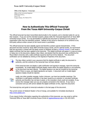 11445679_eTranscript Shawn Robinson | PDF