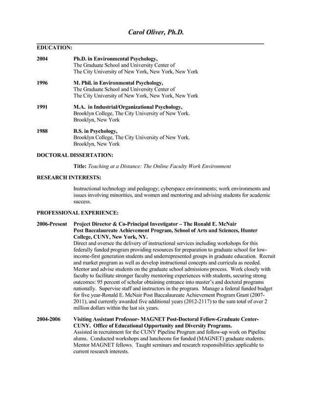 C.Oliver.CV.LinkedIn | PDF