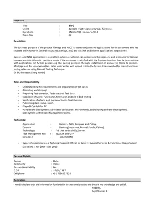 Sujith Kumar Resume- SSE | DOCX