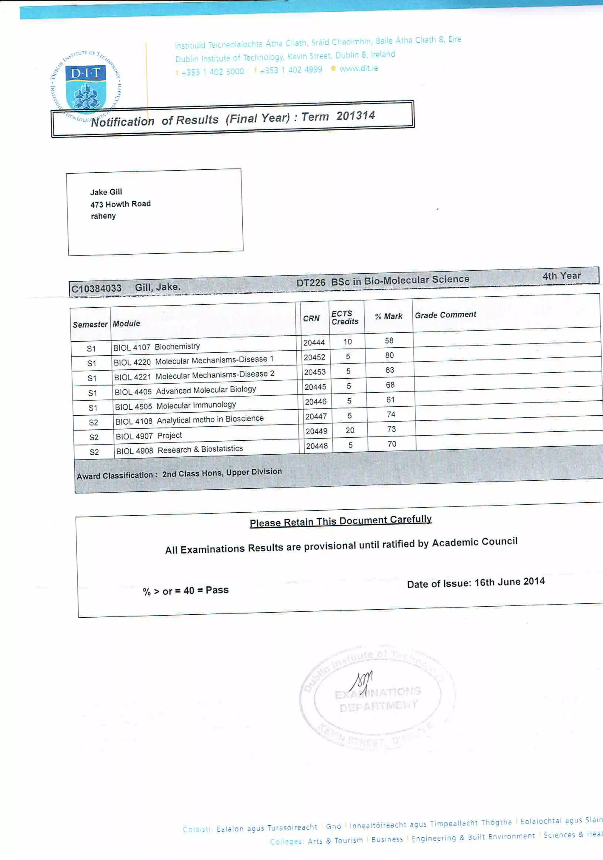 DT226A Results Transcript | PDF