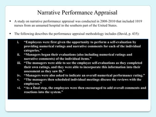 HRCU 646, Performance Appraisal, FINAL | PPT