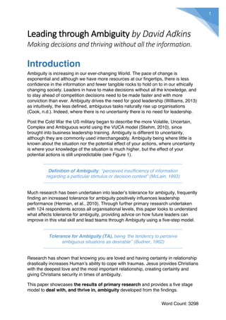 ILM - Ambiguity | PDF